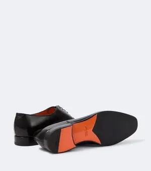 Santoni Leather Oxford Shoes