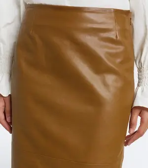 Dorothee Schumacher Sleek Statement Leather Pencil Skirt