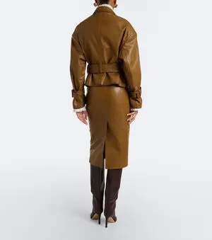 Dorothee Schumacher Sleek Statement Leather Pencil Skirt