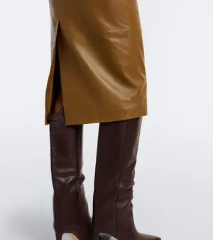 Dorothee Schumacher Sleek Statement Leather Pencil Skirt