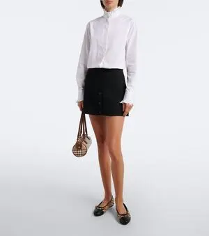 Burberry Check Boucle Ballet Flats