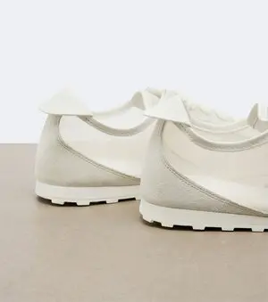 Jacquemus Tennis Suede-trimmed Sneakers