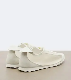 Jacquemus Tennis Suede-trimmed Sneakers