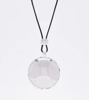 Loewe Embellished Pendant Necklace - Silver