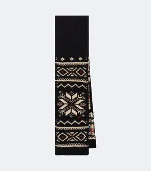 Polo Ralph Lauren Wool, Cotton, And Linen-blend Scarf