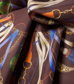 Etro Printed Silk Scarf