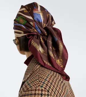 Etro Printed Silk Scarf