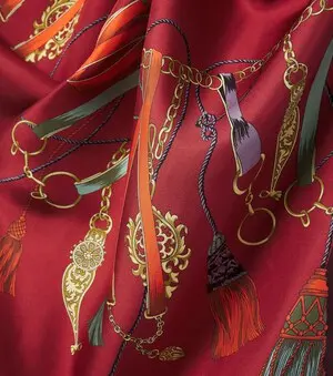 Etro Printed Silk Scarf