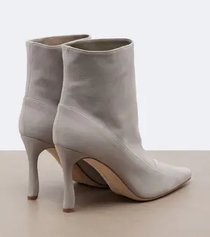Manolo Blahnik Gostatu Suede Ankle Boots
