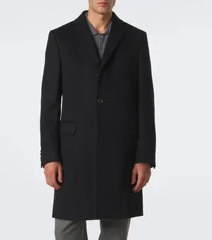 Zegna Wool And Cashmere-blend Coat
