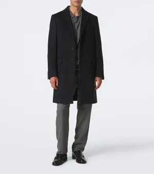 Zegna Wool And Cashmere-blend Coat