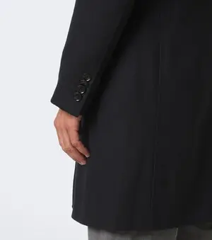Zegna Wool And Cashmere-blend Coat