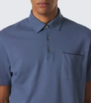 Zegna Cotton Pique Polo Shirt