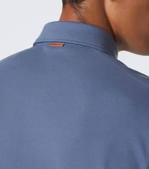 Zegna Cotton Pique Polo Shirt