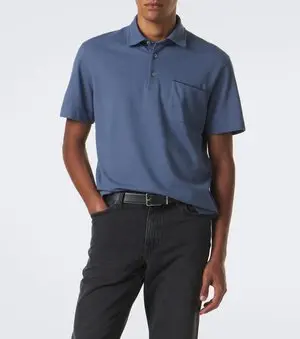 Zegna Cotton Pique Polo Shirt