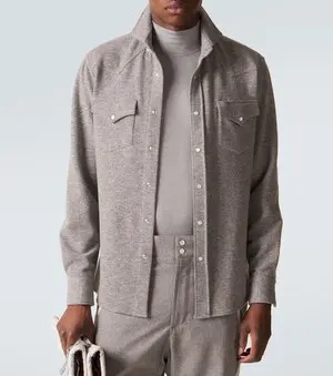 Brunello Cucinelli Silk Ski Sweatshirt