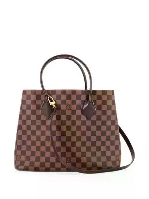 LOUIS VUITTON Kensington Handbag Damier Tote Bag - Brown