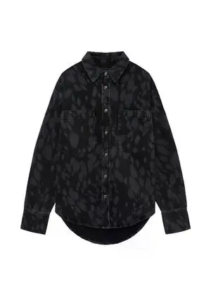 ANINE BING Samy Shirt Abstract Washed