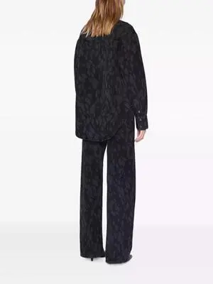 ANINE BING Samy Shirt Abstract Washed