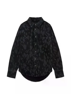 ANINE BING Samy Shirt Abstract Washed