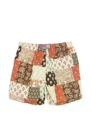 MC2 SAINT BARTH Caprese Patchwork Swim Shorts