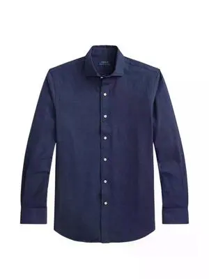 Polo Ralph Lauren Embroidered-logo Button-down Shirt - Blue