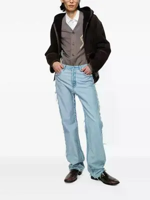 Acne Studios Frayed Denim Jeans