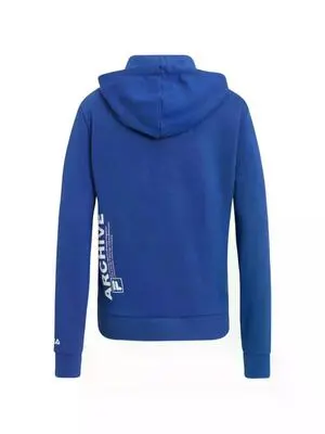 FILA Logo-print Drawstring Hoodie - Blue