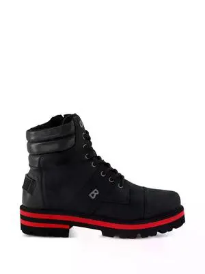 Bogner Padded-collar Lace-up Boots - Black