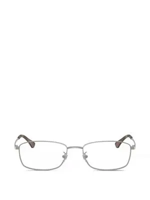 Emporio Armani Rectangle-frame Glasses - Silver