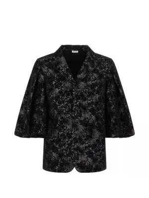 Comme Des Garçons Abstract-pattern Wide-sleeve Blazer