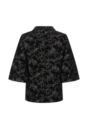 Comme Des Garçons Abstract-pattern Wide-sleeve Blazer