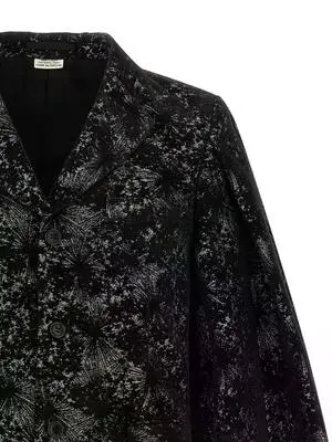 Comme Des Garçons Abstract-pattern Wide-sleeve Blazer