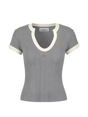 VIVIENNE WESTWOOD Ribbed T-shirt