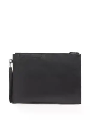 PIQUADRO Logo-plaque Clutch Bag