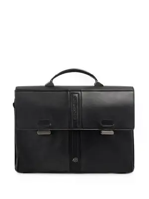 PIQUADRO Logo-plaque Briefcase - Black