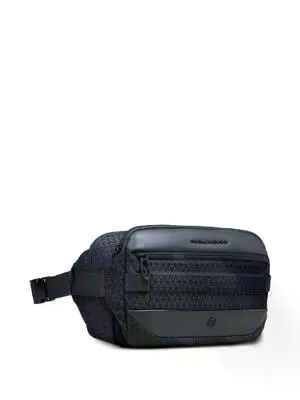 PIQUADRO Geometric-pattern Belt Bag