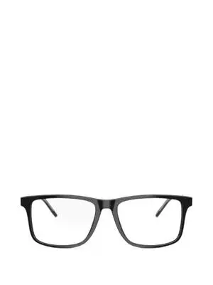 Emporio Armani Rectangle-frame Glasses - Black