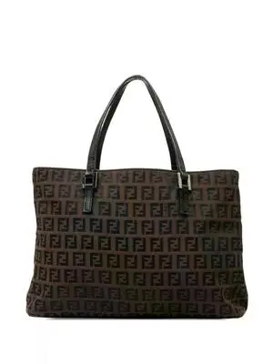 Fendi 2000-2010 Zucchino Canvas Handbag