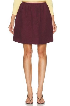 Miu Miu Lino Skirt