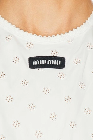 Miu Miu Cady Sangallo Dress