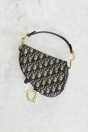 Dior Trotter Oblique Mini Saddle Bag