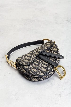 Dior Trotter Oblique Mini Saddle Bag