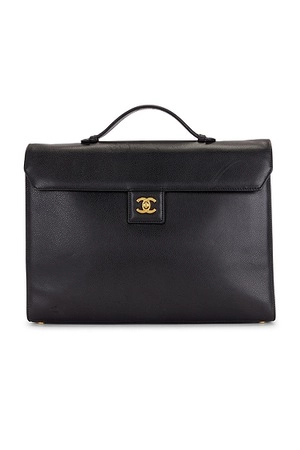 Chanel Caviar Vintage Executive Briefcase - Black