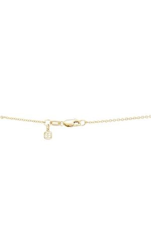 SYDNEY EVAN Large Pave Fishbone Charm Necklace
