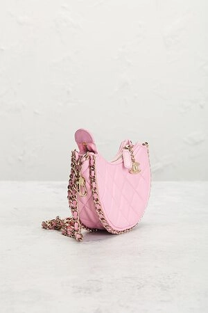Chanel Lambskin Mini Hobo Bag