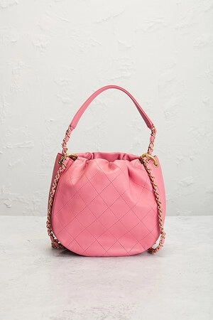 Chanel Calfskin Drawstring Bucket Bag