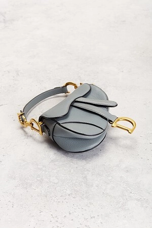 Dior Micro Saddle Bag - Blue
