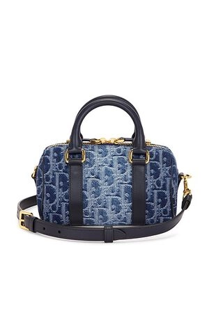 Dior Oblique Nano Groove Convertible Bowling Bag