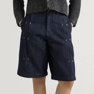DIME Pleated Baggy Denim Short